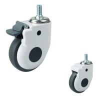 China 4inch Bed Frame Wheel Replacement , 80kg Loading Hospital Bed Caster Wheel for sale
