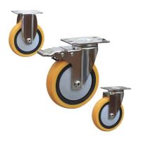 China 125mm PP Swivel Plate Stainless Steel Caster Wheels for sale