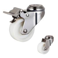 China 3inch 198lbs Capacity 304 Stainless Steel Casters With Plain Bearing for sale