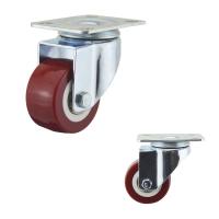 China 50mm Diameter Pu On Pp Wheel 145lbs Light Duty Casters for sale