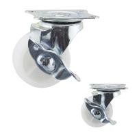 China 20kg Load Side Brake 1.5 Inch PP Swivel Light Duty Casters for sale