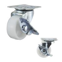 China 20kg Load Side Brake 1.5 Inch PP Swivel Light Duty Casters for sale