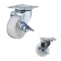 China 50mm Wheel Side Lock PP Light Duty Casters For Furniture for sale