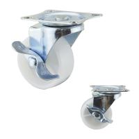 China 50mm Wheel Side Lock PP Light Duty Casters For Furniture for sale