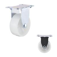 China 2in 66lbs White PP Direction Wheel Rigid Light Duty Casters For Sale for sale