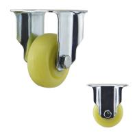 China Solid Fixed Wheel Plastic Medium Duty Casters 80kg Load Capacity Factory for sale