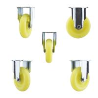 China 5'' PP Fixed Platform Trolley Wheel Medium Duty Casters 100kg Capacity for sale