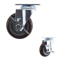 China OEM 232lbs Locking Medium Duty Casters For Transport Trolley for sale