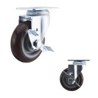 China OEM 232lbs Locking Medium Duty Casters For Transport Trolley for sale