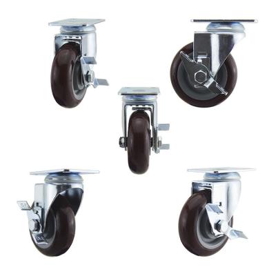 China OEM 232lbs Locking Medium Duty Casters For Transport Trolley for sale