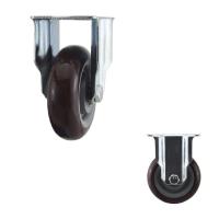 China 4 Inch One Direction Medium Duty Casters Zinc Plated Surface for sale