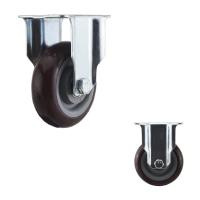 China 4 Inch One Direction Medium Duty Casters Zinc Plated Surface for sale