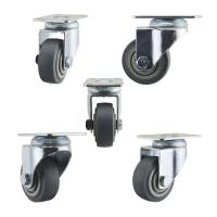 China 3 Inch 75mm Medium Duty Casters For Trolley Machines for sale