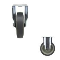 China 125mm Size Wheel Medium Duty Casters 220lbs Load Capacity for sale