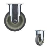 China 125mm Size Wheel Medium Duty Casters 220lbs Load Capacity for sale