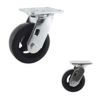 China Trolley Wheel 5 Inch Swivel Plate Heavy Duty Casters for sale