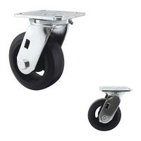 China Trolley Wheel 5 Inch Swivel Plate Heavy Duty Casters for sale