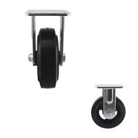 China 150mm Iron Core Heavy Duty Casters Logo Customizable for sale