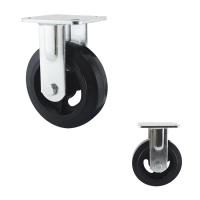 China 150mm Iron Core Heavy Duty Casters Logo Customizable for sale