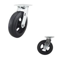 China 8 Inch Big Wheel Swivel Plate Hollow Core Heavy Duty Casters for sale