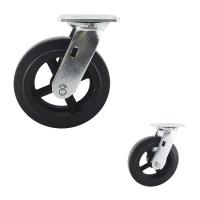 China 8 Inch Big Wheel Swivel Plate Hollow Core Heavy Duty Casters for sale