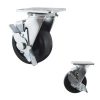 China 5 Inch 770lbs Capactiy Heavy Duty Casters Side Lock for sale