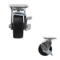 China 5 Inch 770lbs Capactiy Heavy Duty Casters Side Lock for sale
