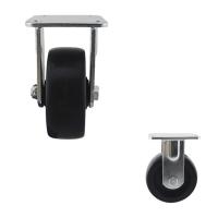 China 125mm 350kg Capacity Platform Trolley Heavy Duty Casters Wholesale Industrial Caster for sale