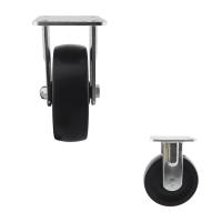 China Rigid Wheel Fixed Plate Heavy Duty Casters 6