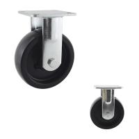 China Rigid Wheel Fixed Plate Heavy Duty Casters 6