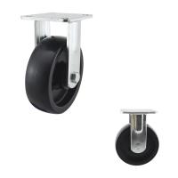 China Rigid Wheel Fixed Plate Heavy Duty Casters 6