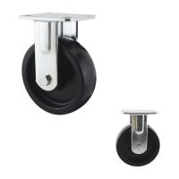 China Rigid Wheel Fixed Plate Heavy Duty Casters 6