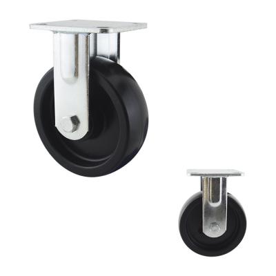 China Rigid Wheel Fixed Plate Heavy Duty Casters 6