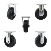 China Rigid Wheel Fixed Plate Heavy Duty Casters 6