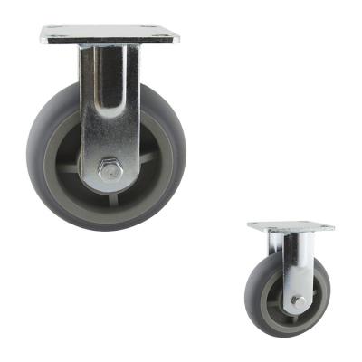 China Thermoplastic Rubber 150mm 250kg Rigid Directional Locking Swivel Casters for sale