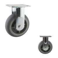 China Thermoplastic Rubber 150mm 250kg Rigid Directional Locking Swivel Casters for sale
