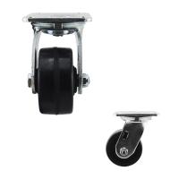 China Hard 100mm Diameter High Temperature Caster Wheels With Roller Bearing for sale