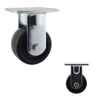 China OEM Zinc Painted 4 Inch 660LBS Loaded Rigid Phenolic Castor Wheel for sale