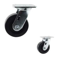 China Black Heat Resistant swivel Oven Trolley 5 Inch Replacement Caster Wheels for sale