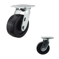 China Black Heat Resistant swivel Oven Trolley 5 Inch Replacement Caster Wheels for sale