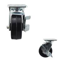 China 125mm Diameter 770LBS Swivel Lock Heat Resistant Caster Wheels for sale