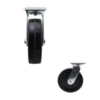China 500kg Load Capacity Heavy Duty Trolley Wheel 8 Inch Industrial  Swivel Casters Wheels for sale