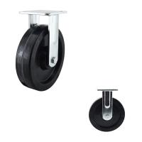 China 1100LBS Capacity 200mm Rigid Heat Resistant Heavy Duty Industrial Casters Wheel for sale