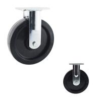 China 1100LBS Capacity 200mm Rigid Heat Resistant Heavy Duty Industrial Casters Wheel for sale