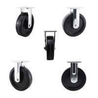 China 1100LBS Capacity 200mm Rigid Heat Resistant Heavy Duty Industrial Casters Wheel for sale