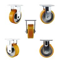 China OEM 770LBS Aluminium Top Plate Heavy Duty Rigid Casters for sale