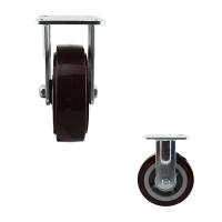 China Industrial Cart 150mm Fixed Type	Heavy Duty Ball Bearing Wheels for sale