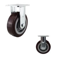 China Industrial Cart 150mm Fixed Type	Heavy Duty Ball Bearing Wheels for sale
