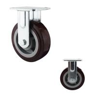 China Industrial Cart 150mm Fixed Type	Heavy Duty Ball Bearing Wheels for sale