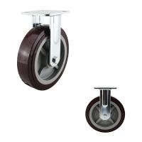 China 8 Inch FLat Tread PU Wheel 660LBS Dolly  Heavy Duty Casters for sale